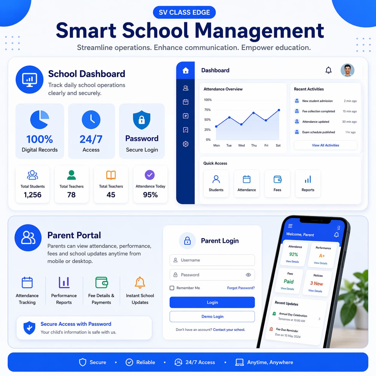 School Management System | SV Class Edge